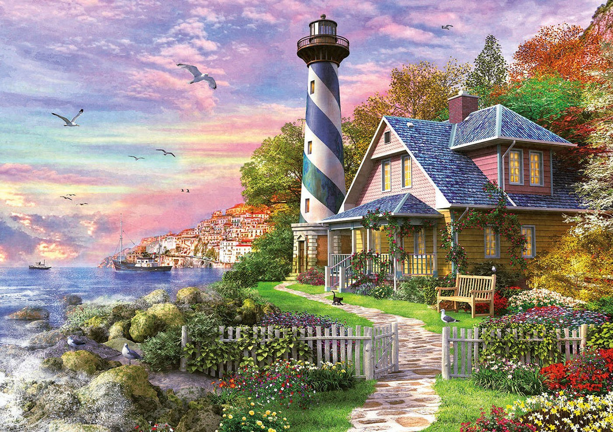 LIGHTHOUSE AT ROCK BAY 1000pc EDUCA Super Deluxe Jigsaw Puzzle 17740 – Hobby-lines