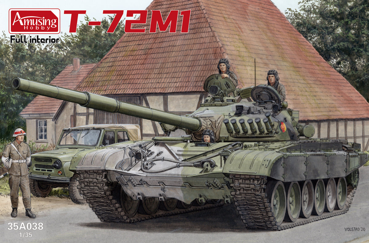T-72M1 MBT Russian Tank full interior 1:35 Amusing Hobby 35A038 – Hobby-lines