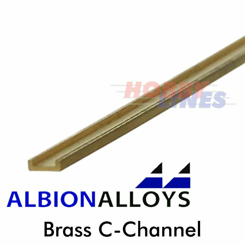 Brass C Channel ALBION ALLOYS recision Metal Materials Various Sizes C ...
