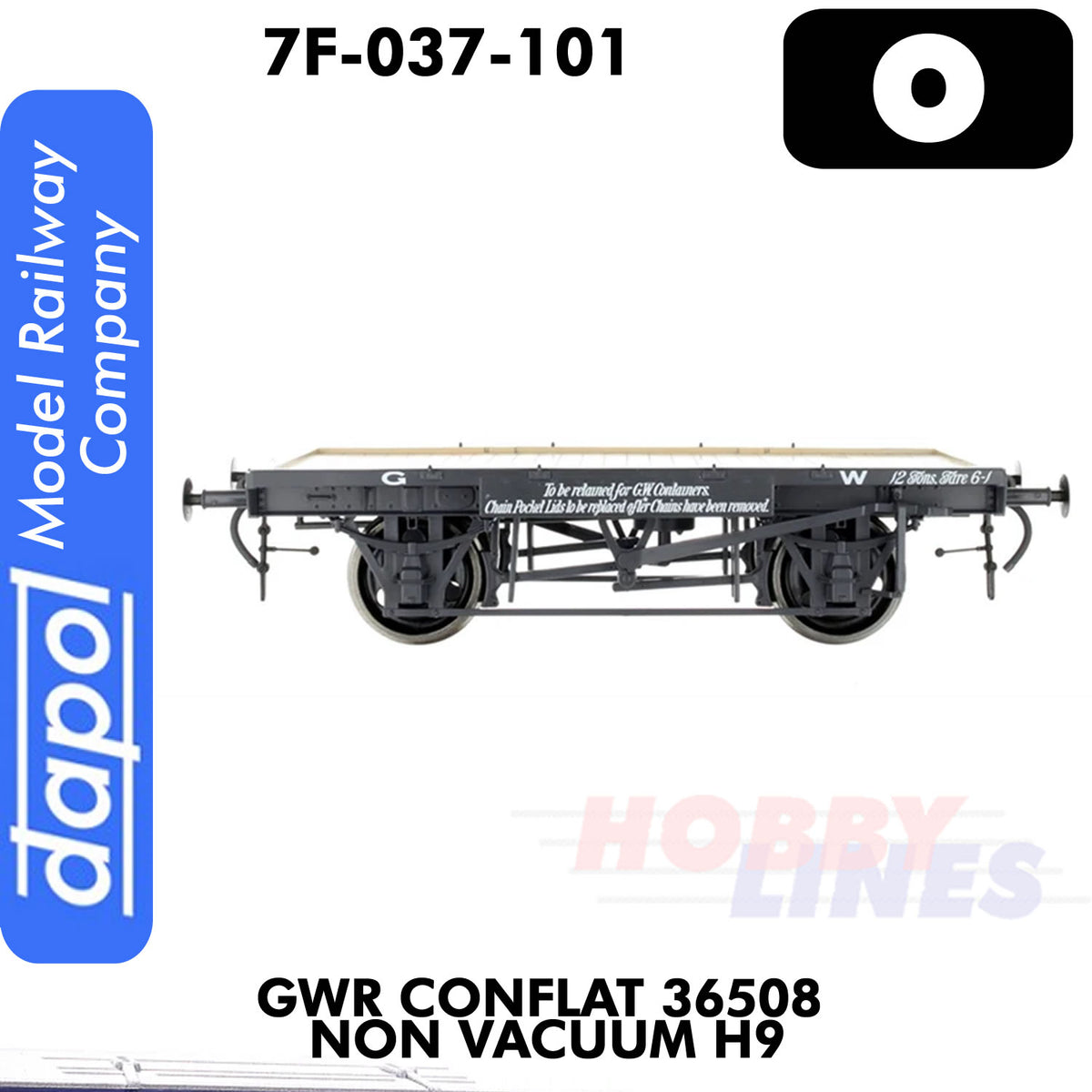 GWR Conflat 36508 Non Vacuum H9 Wagon | Dapol | 7F-037-001 – Hobby-lines