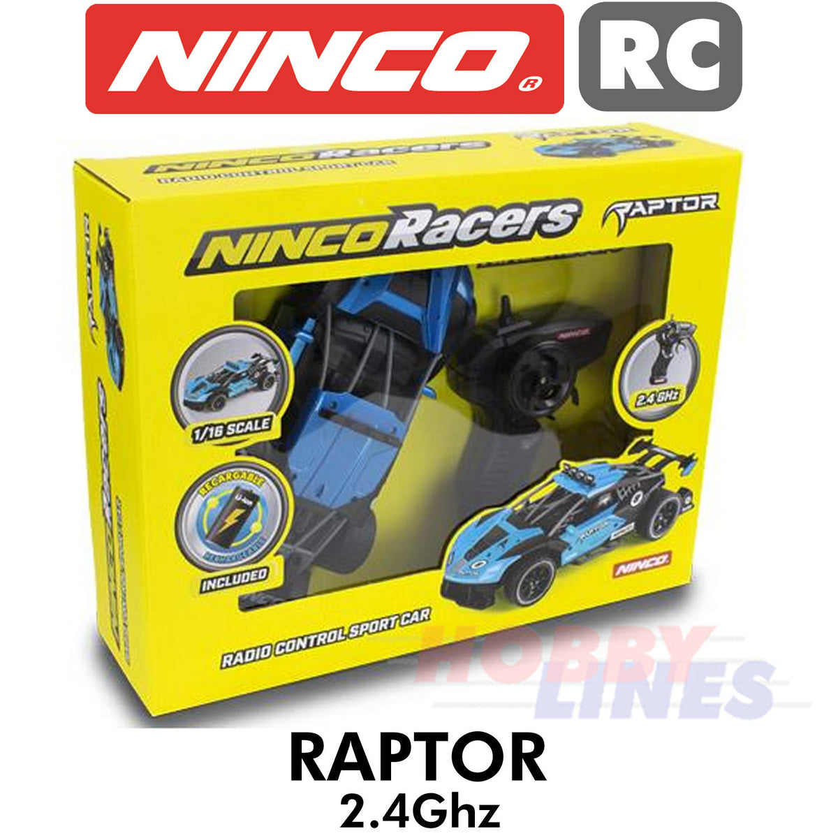 NINCO RAPTOR 2WD Radio Control Racer Car Li-Ion battery power R2R Read ...