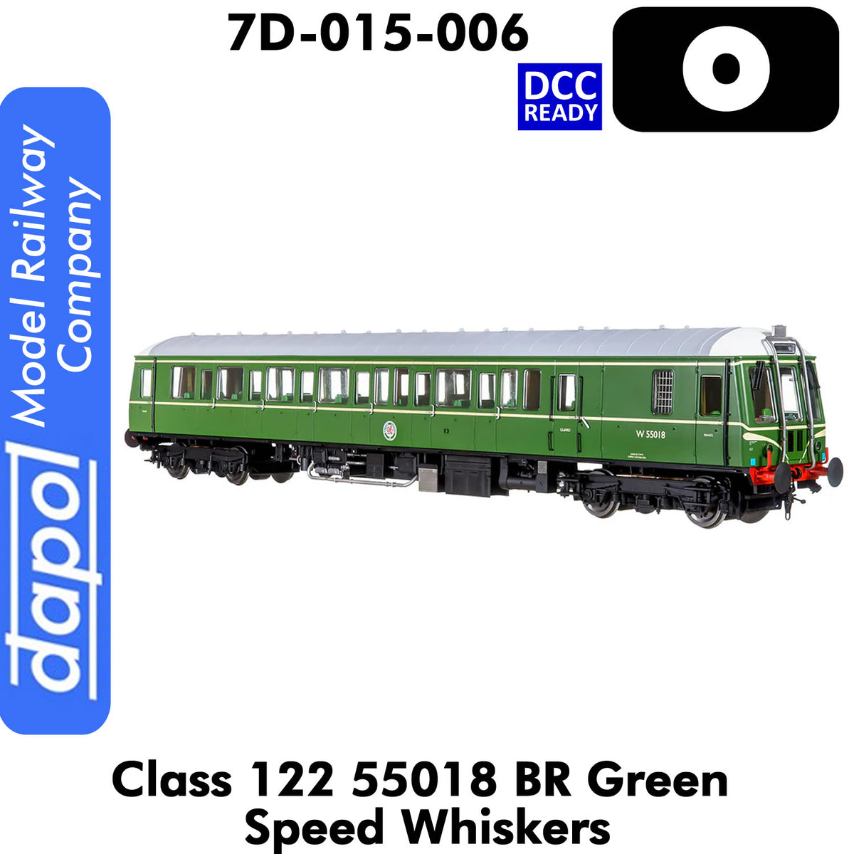 Class 122 55018 BR - Green Speed Whiskers | Dapol | 7D-015-006 – Hobby ...