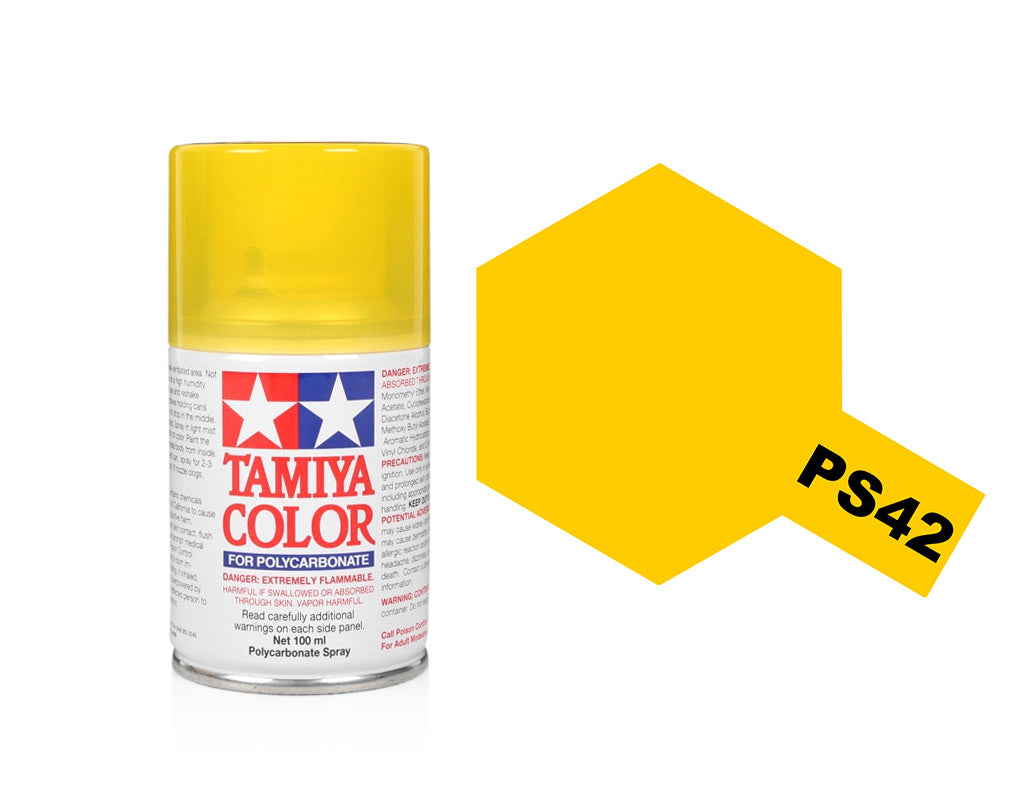 Tamiya Ps-42 Translucent Yellow Spray Paint – Hobby-lines