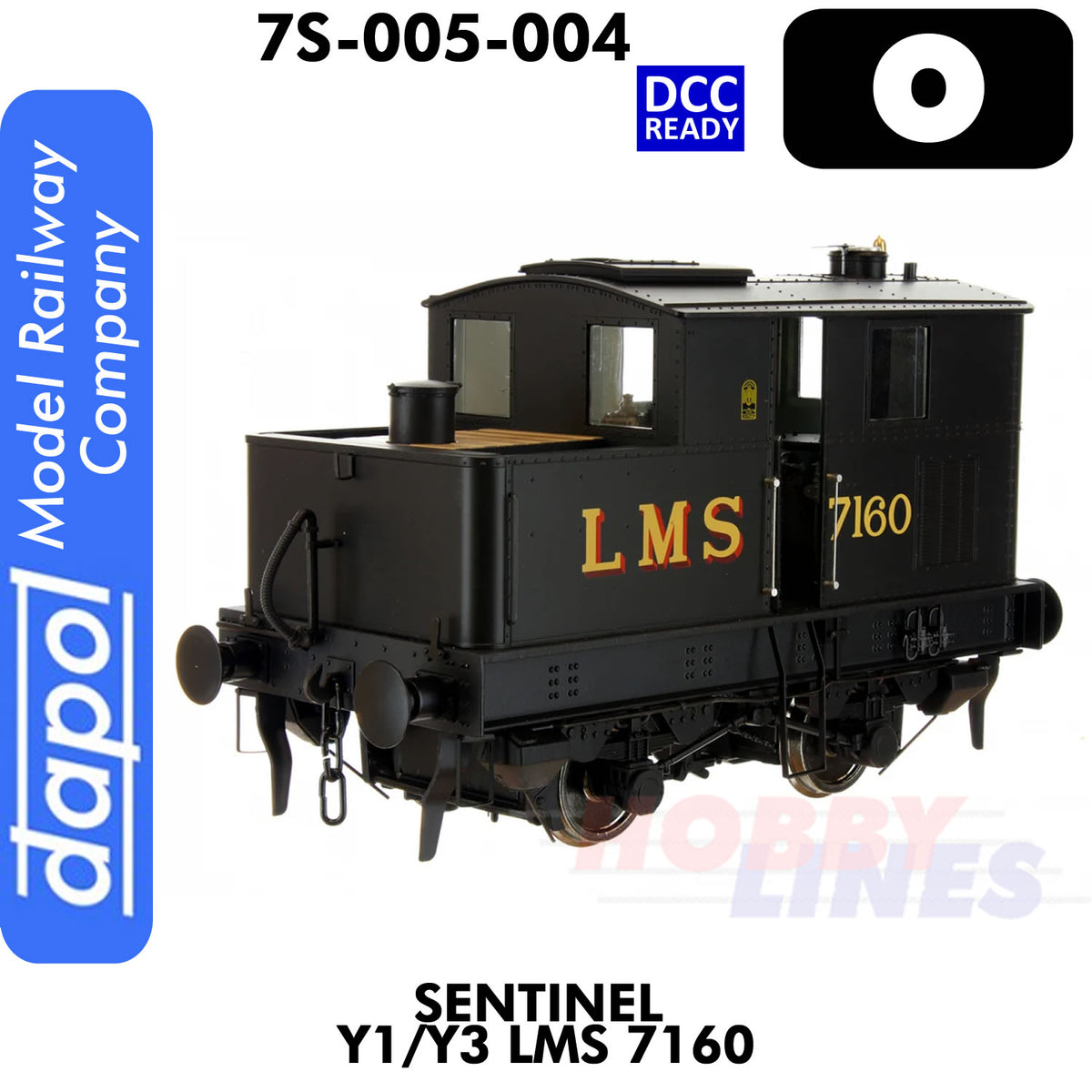 Sentinel Y1/Y3 LMS 7160 - DCC Ready | Dapol | 7S-005-004 – Hobby-lines