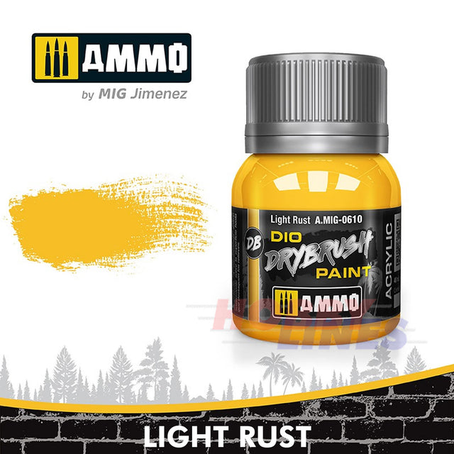 DIO Drybrush Paint - Light Rust 40ml | Ammo by Mig Jimenez | MIG0610 ...