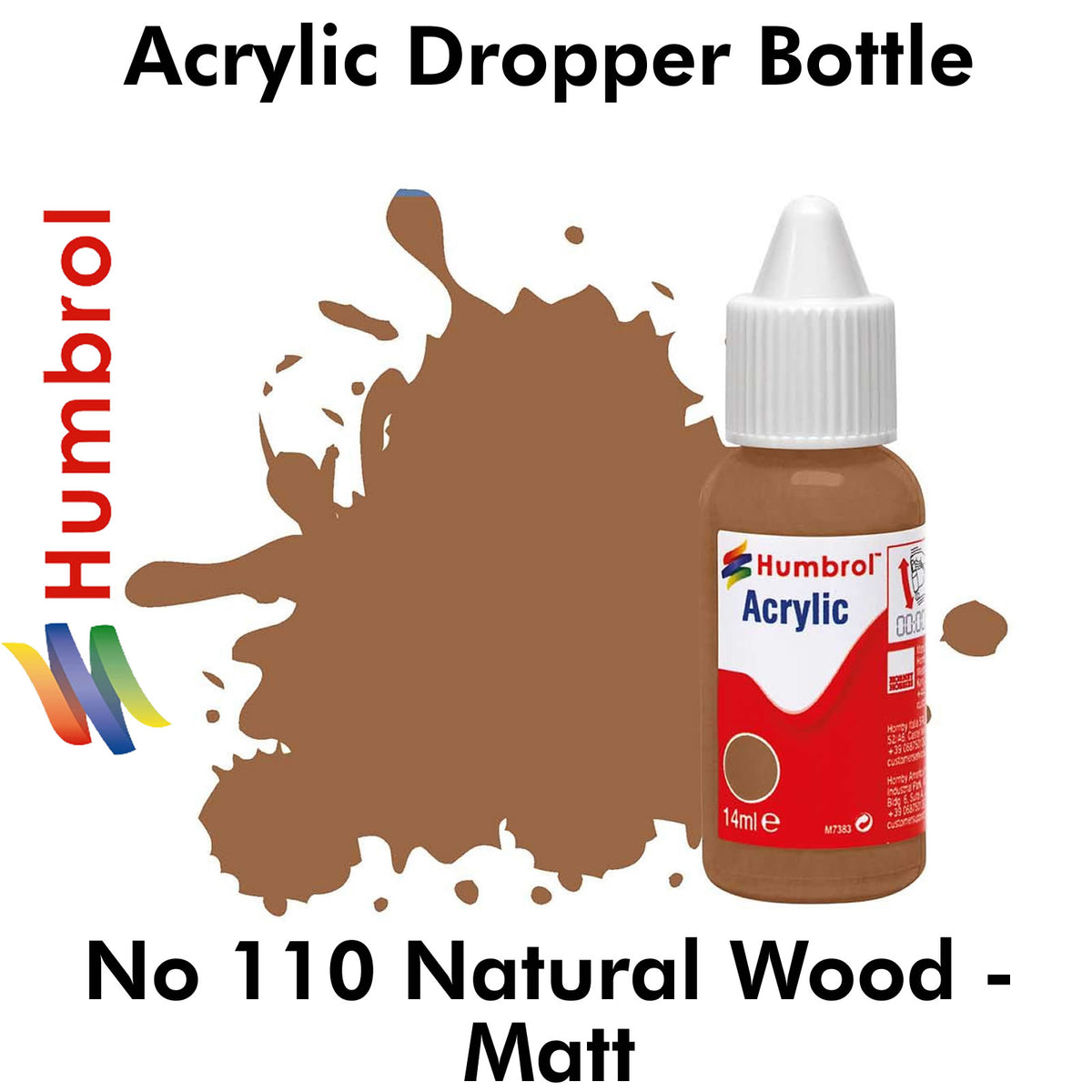 Acrylic Dropper - No 110 Natural Wood - Matt | Humbrol | DB0110 – Hobby ...