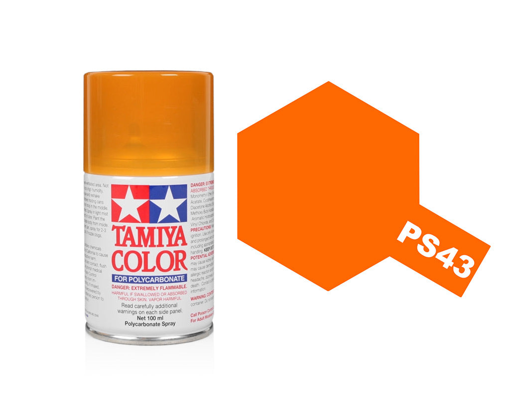 Tamiya Ps-43 Translucent Orange Spray Paint – Hobby-lines
