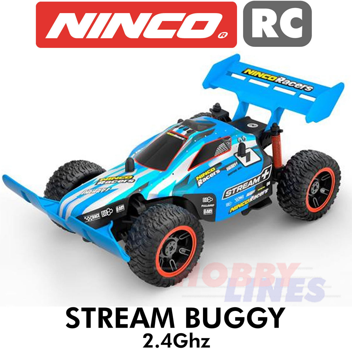NINCO STREAM BUGGY 2WD Radio Control Racer Car AA battery power R2R Re ...