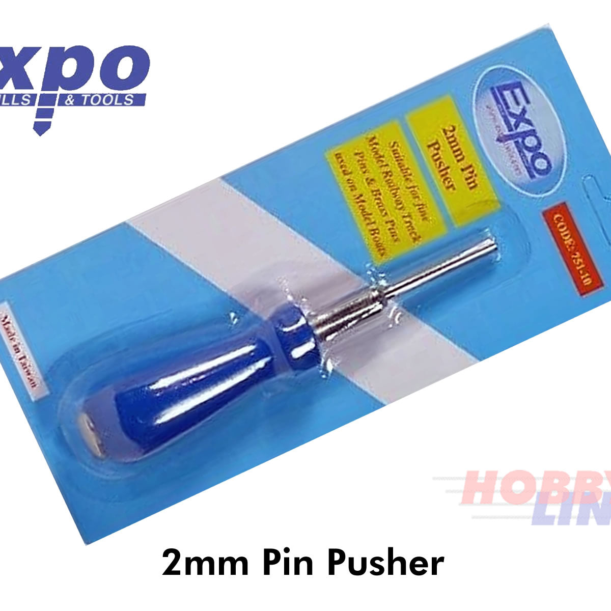 2MM PIN PUSHER - modelling pins, rail track, model boats EXPO TOOLS 75 ...