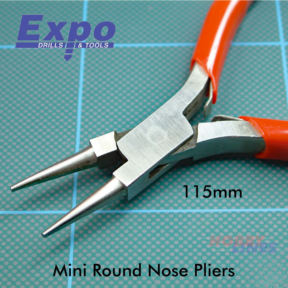 Pro Pliers ROUND NOSE 115mm 75603 Modelling Tool for Model Kits EXPO T ...