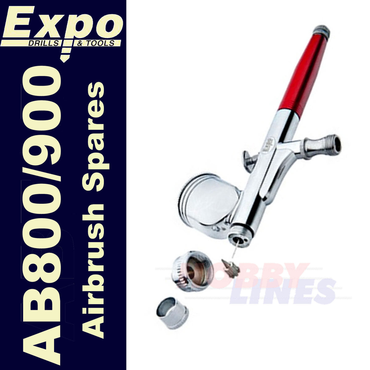 AB800 / AB900 AIRBRUSH SPARE Full range Gravity Feed Original Parts Ex ...