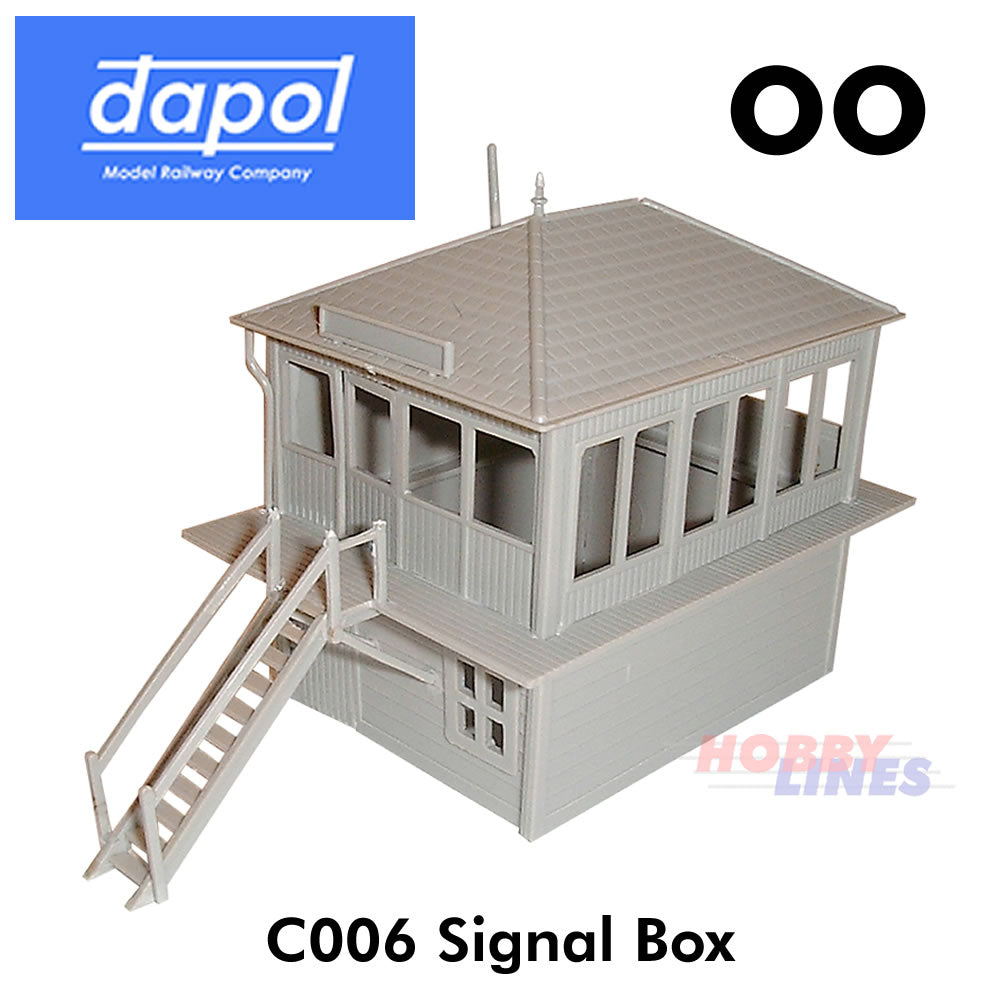 SIGNAL BOX Model Railway KitMaster building Kit Dapol OO Gauge C006 ...