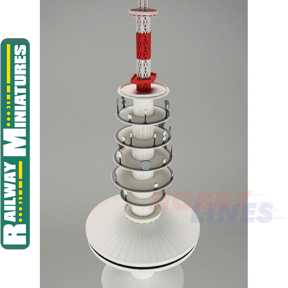 HEINRICH-HERTZ-TURM TV TOWER Hamburg kit HO1:500 Vessel RAILWAY MINIAT ...