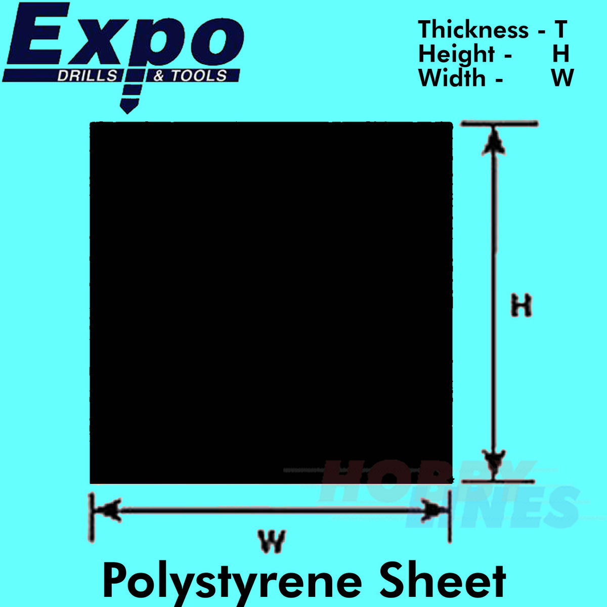 STYRENE SHEET BLACK 0.50-2.00mm 228x330mm A4 polystyrene plastic ABS E ...